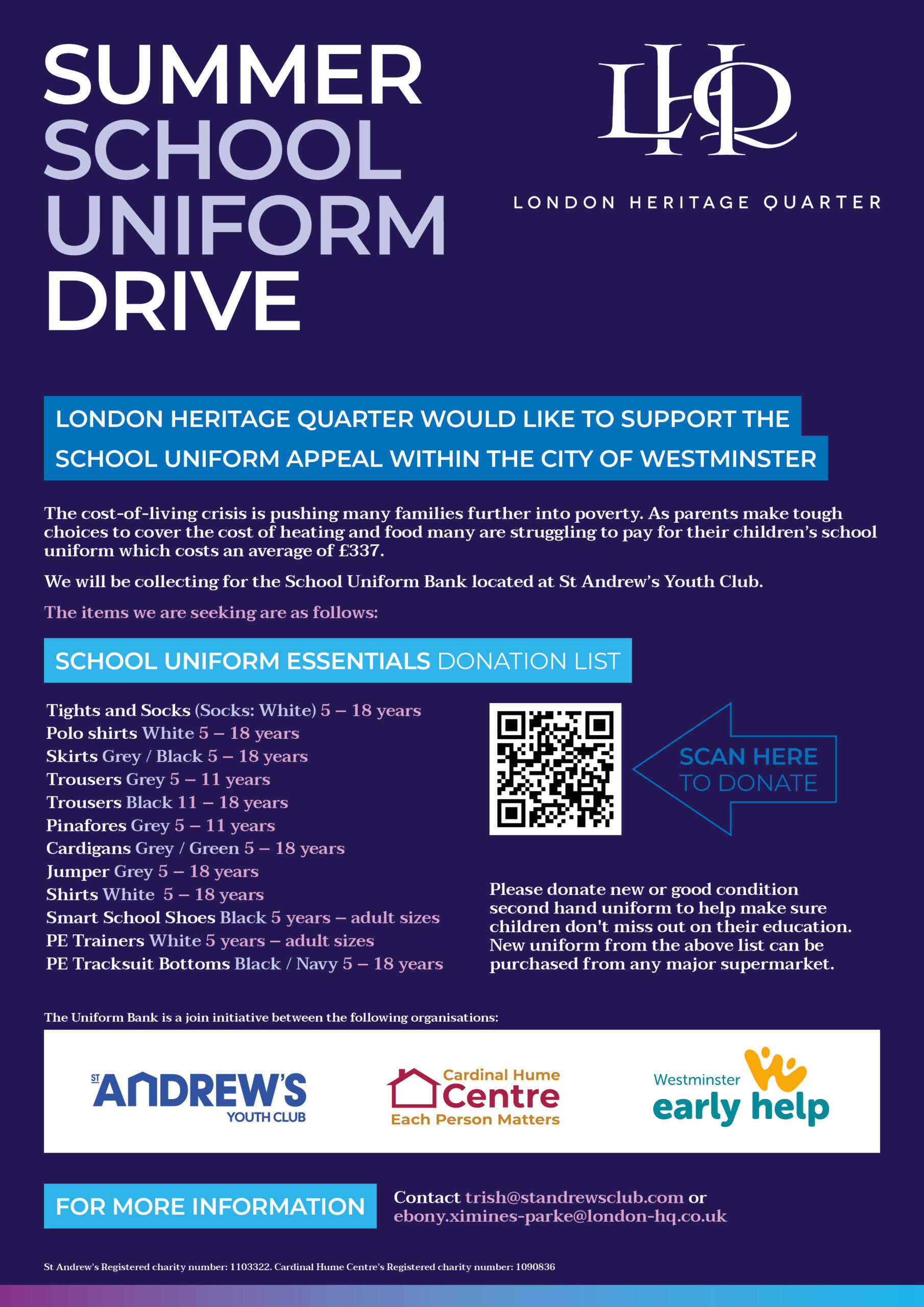 Summer School Uniform Drive